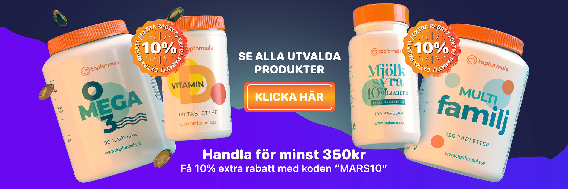 Köp hälsokost på nätet - Billigt & fraktfritt | Topformula