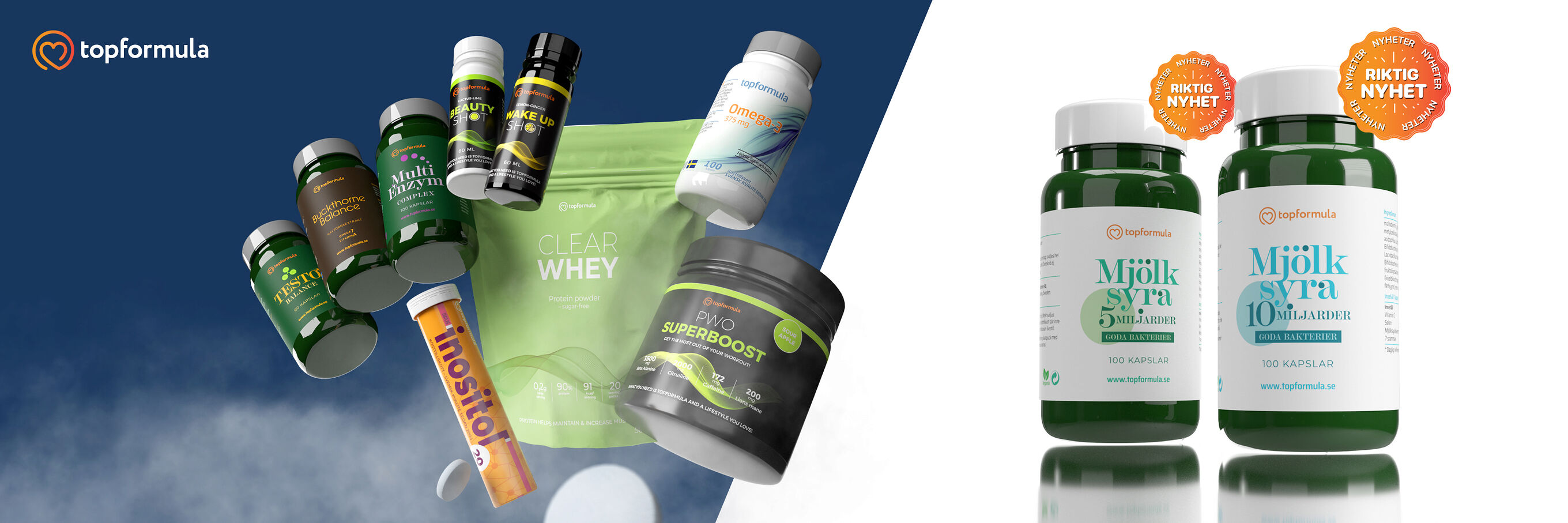 Köp hälsokost på nätet - Billigt & fraktfritt | Topformula