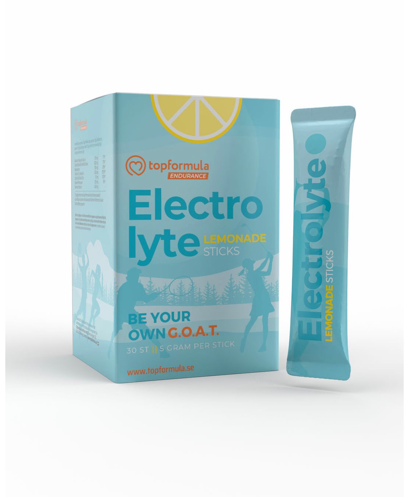 Köp Topformula | Electrolyte Lemonade Sticks – 30 st | Topformula