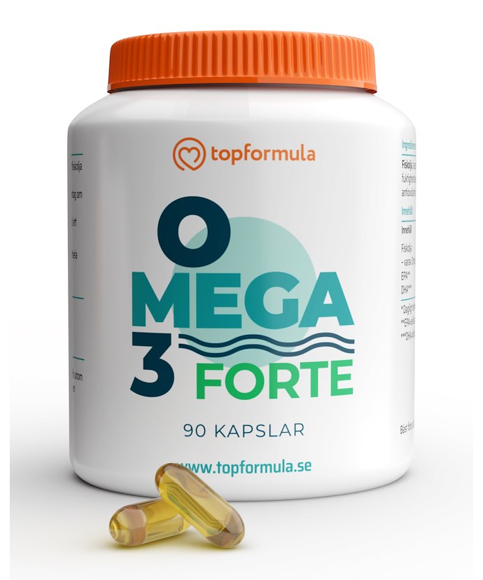 Köp Topformula | Omega-3 Forte 70% | 90 kapslar | Topformula